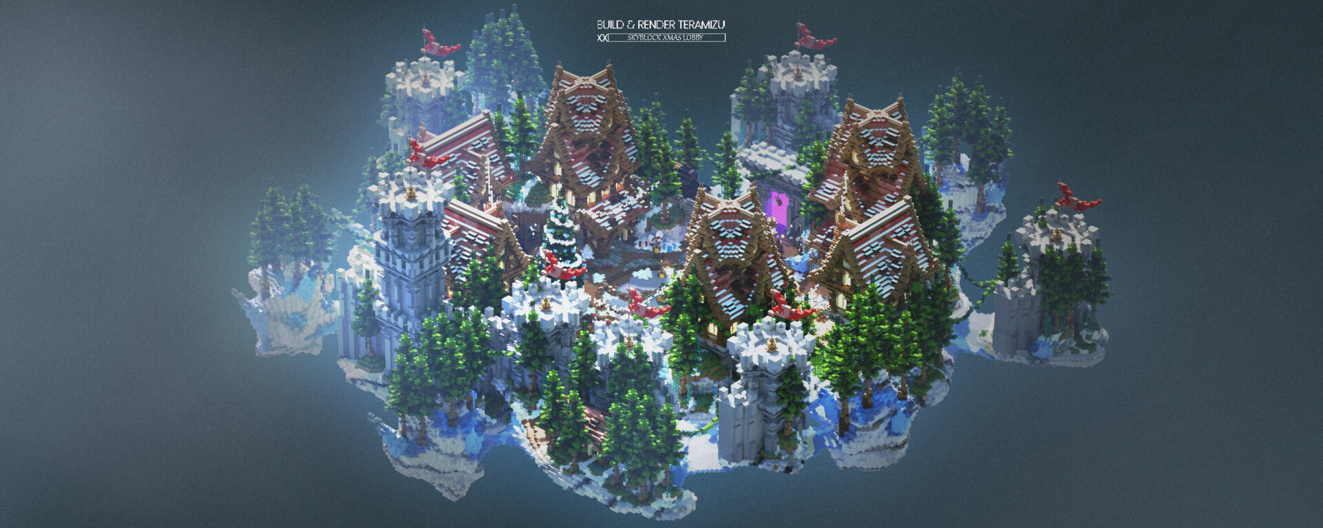 ArtStation - Skyblock XMAS Hub