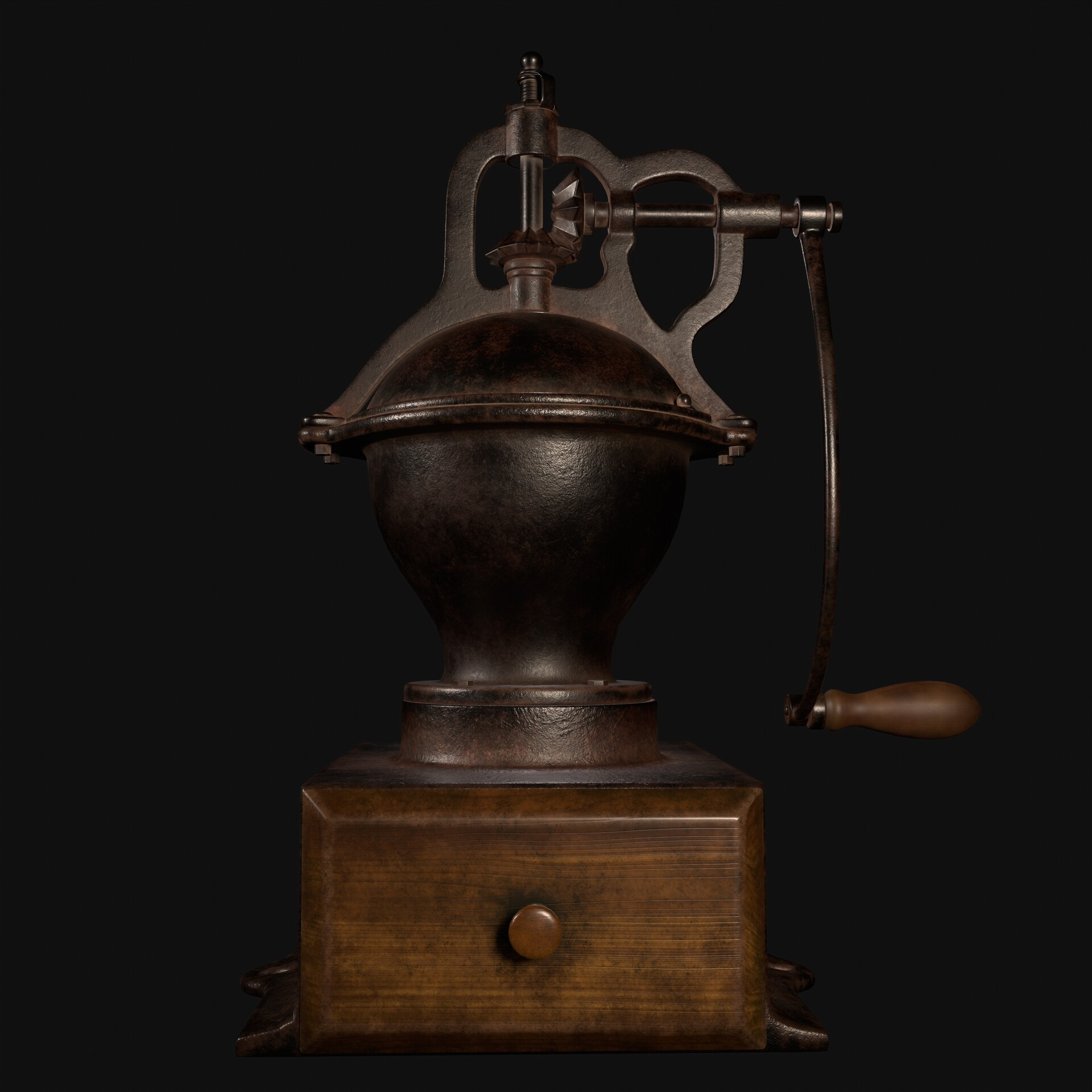 ArtStation - Old Coffee Grinder