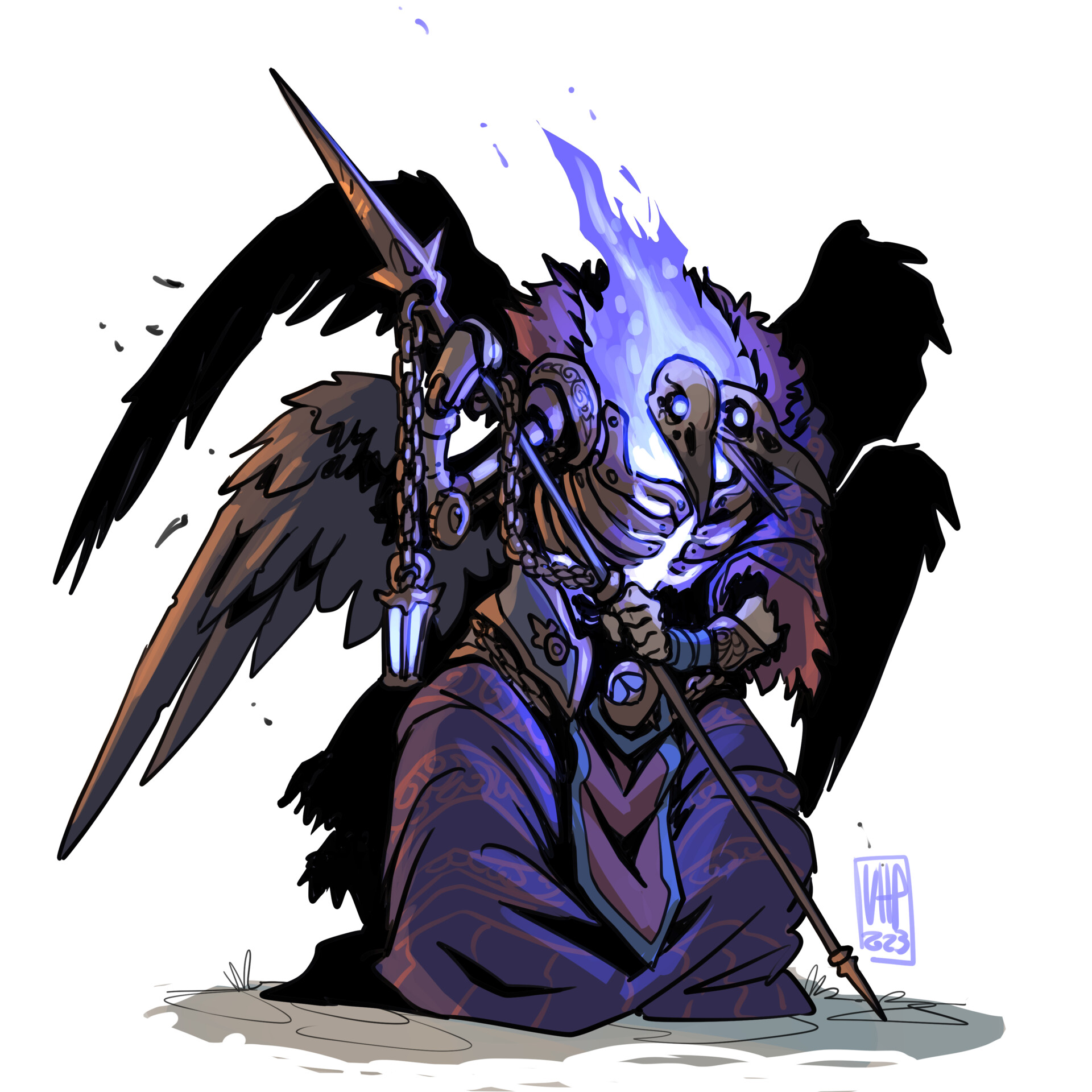 ArtStation - Raven demon