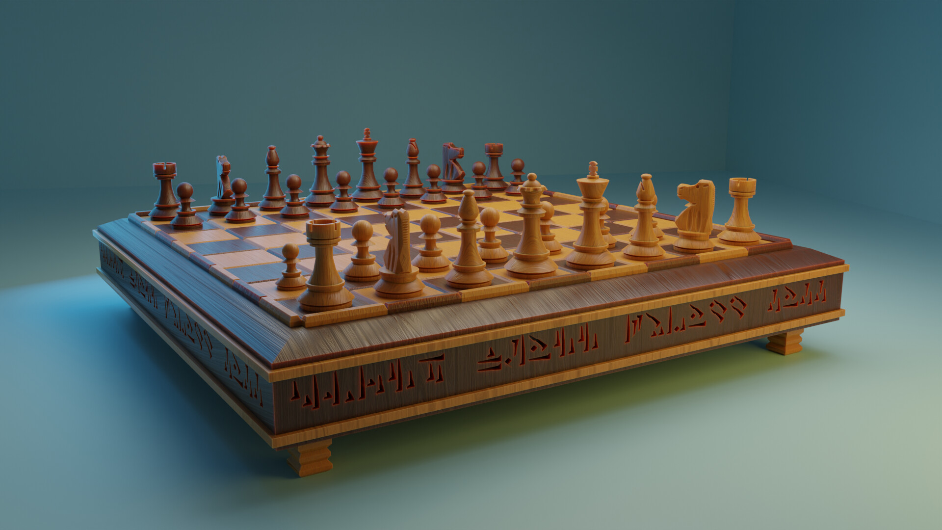ArtStation - Chess set