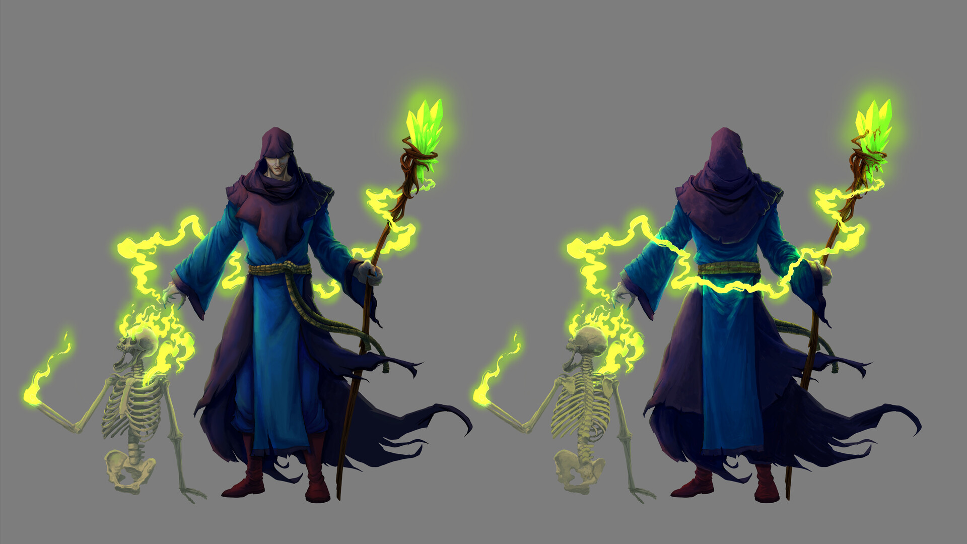 ArtStation - Green Energy Mage Cultist