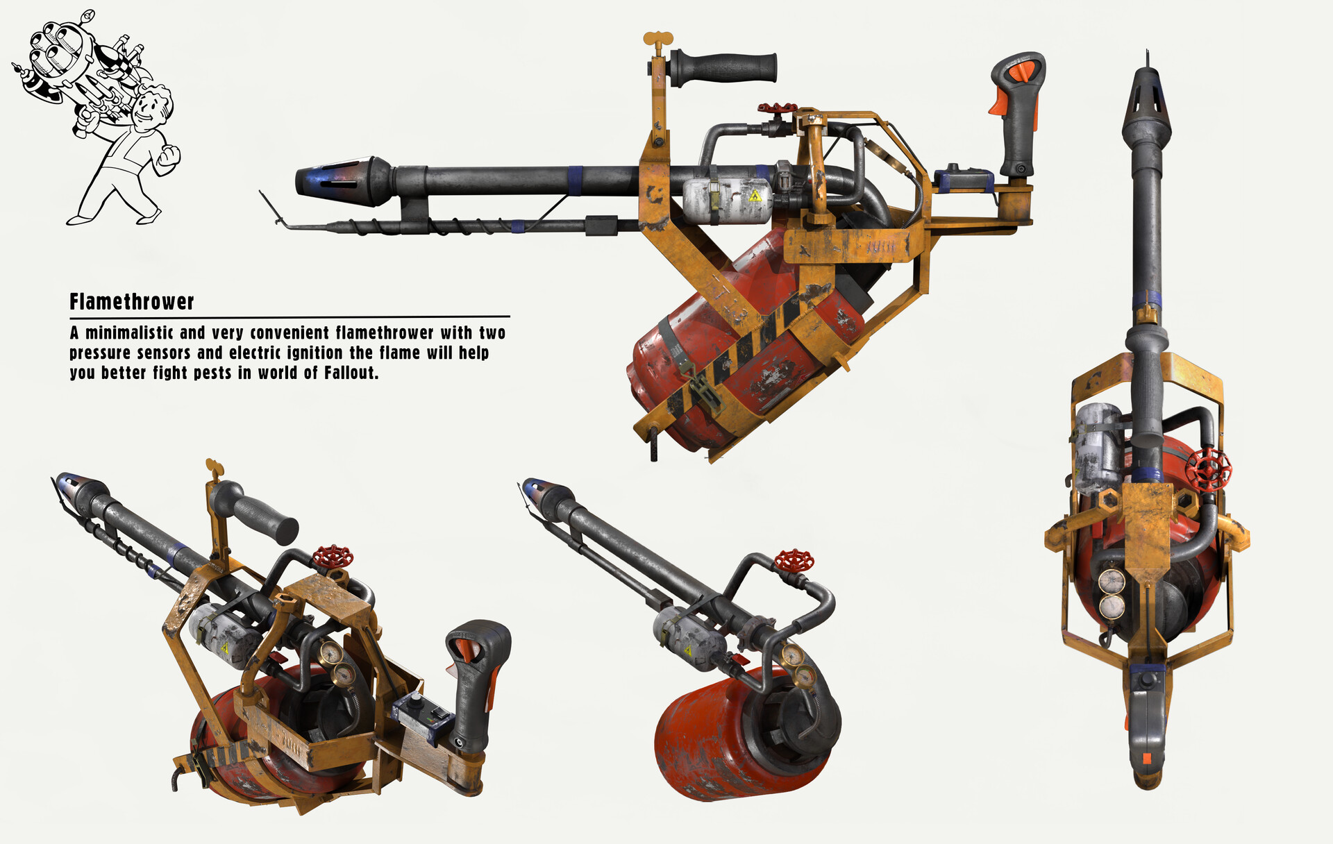 ArtStation - Flamethrower