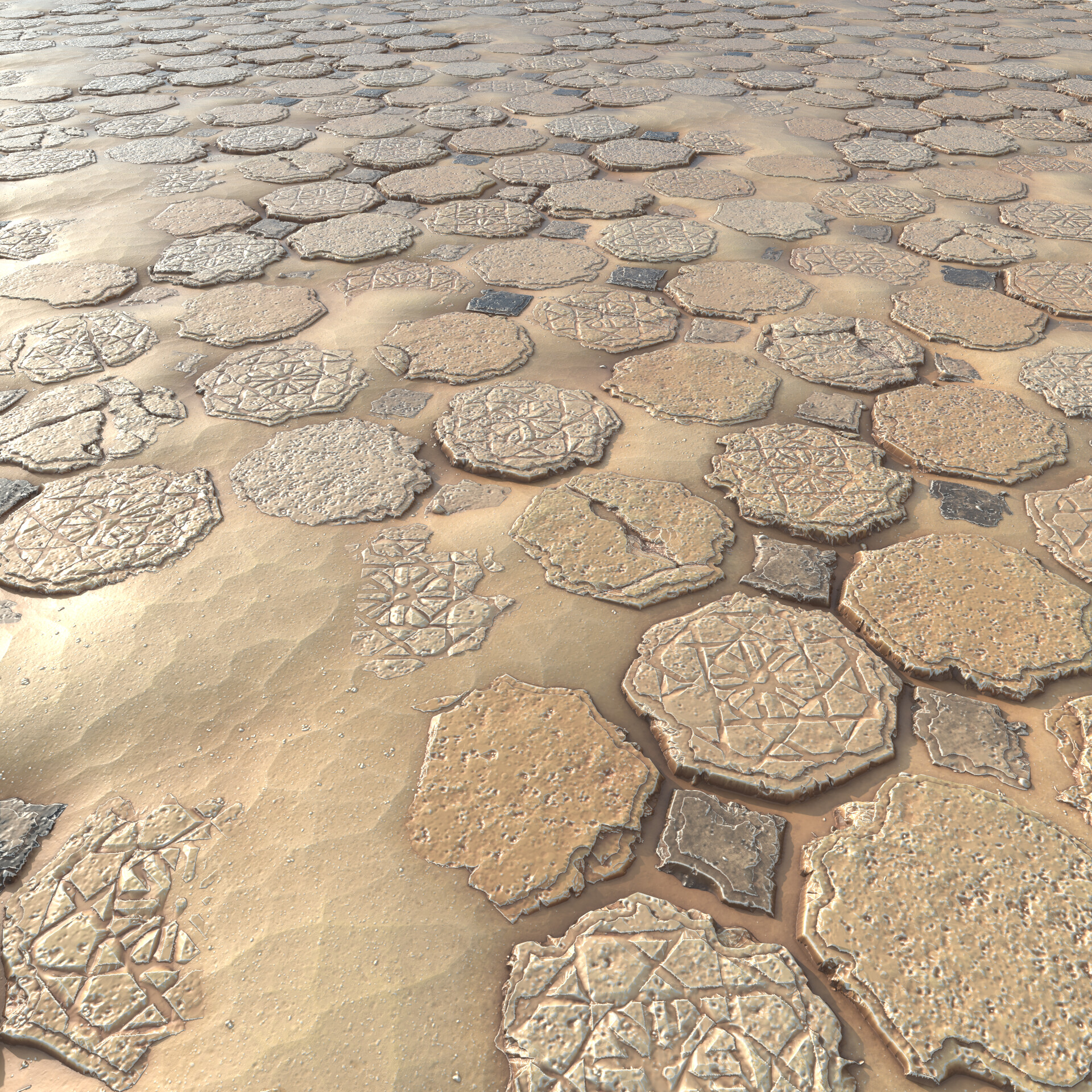 ArtStation - Procedural Desert Path