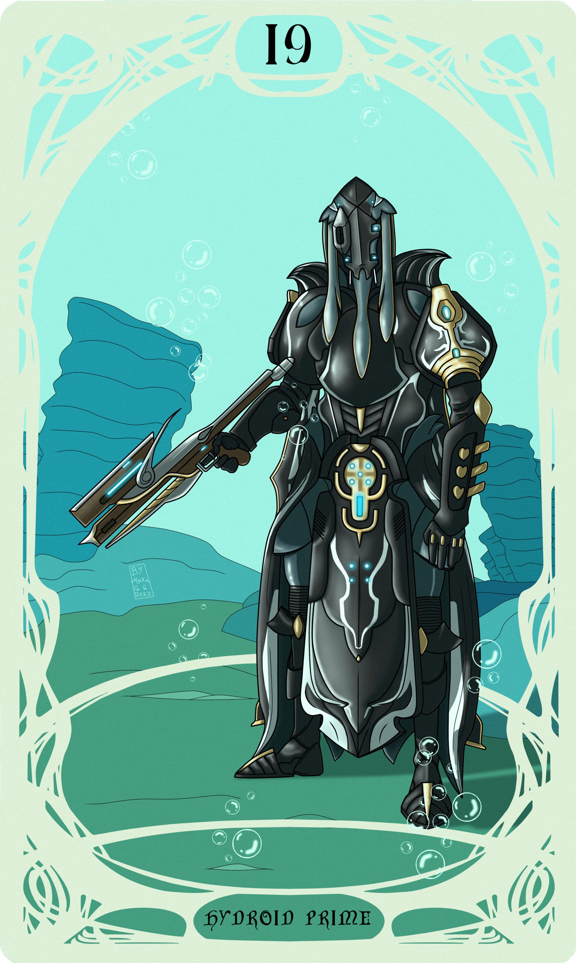 Hydroid Prime - Fan Art - Warframe Forums