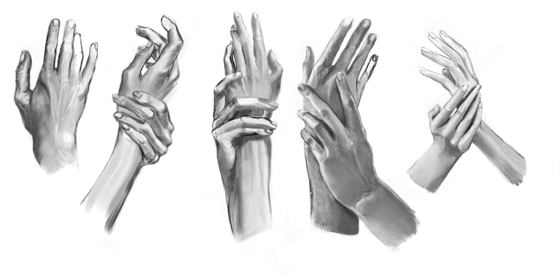 ArtStation - Hands sketch