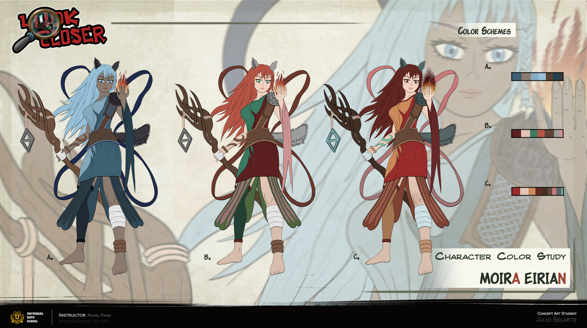 Julio Belarte - Open Commissions - Original Character Moira Eirian