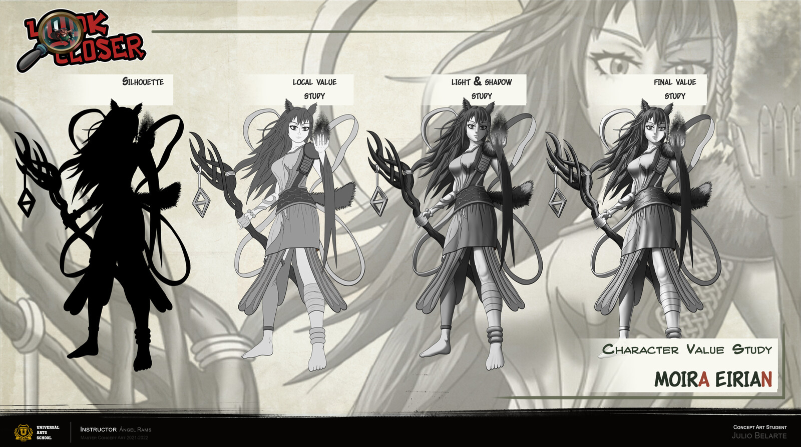 Julio Belarte - Open Commissions - Original Character Moira Eirian