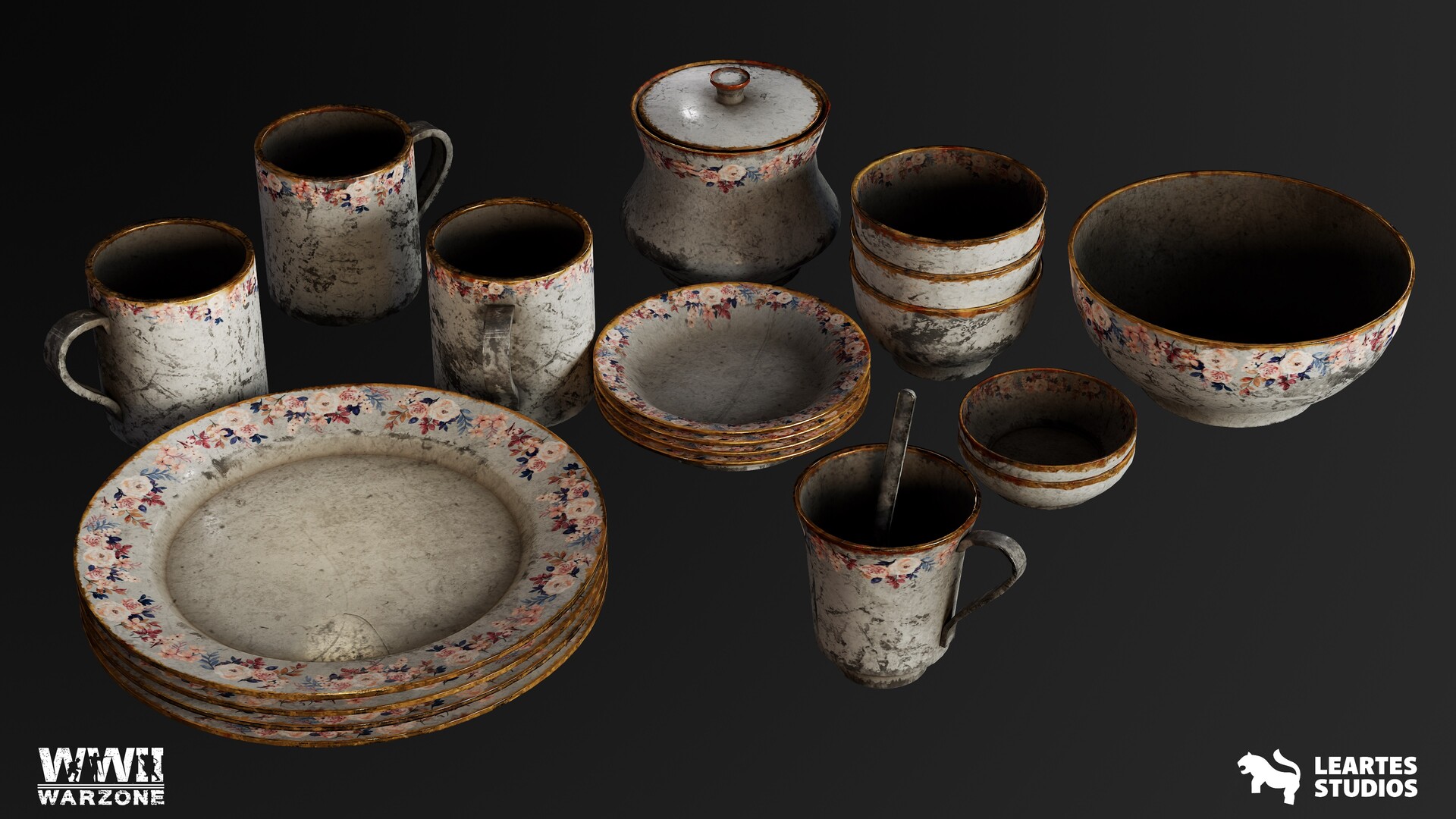 Kian Kazemi - Kitchen Prop 02 - WW2 Warzone