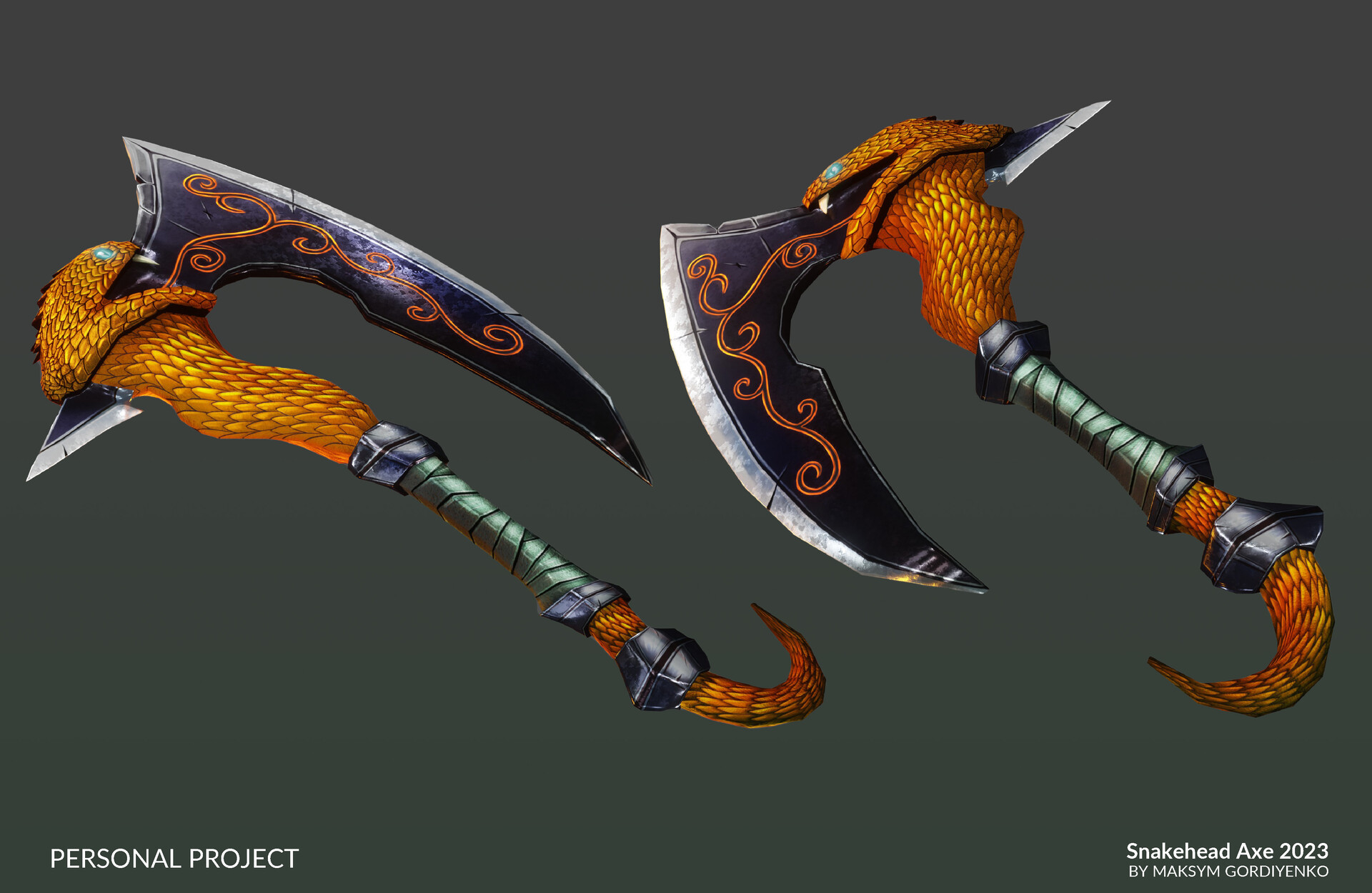 Maksym Gordiyenko - Snakehead Axe