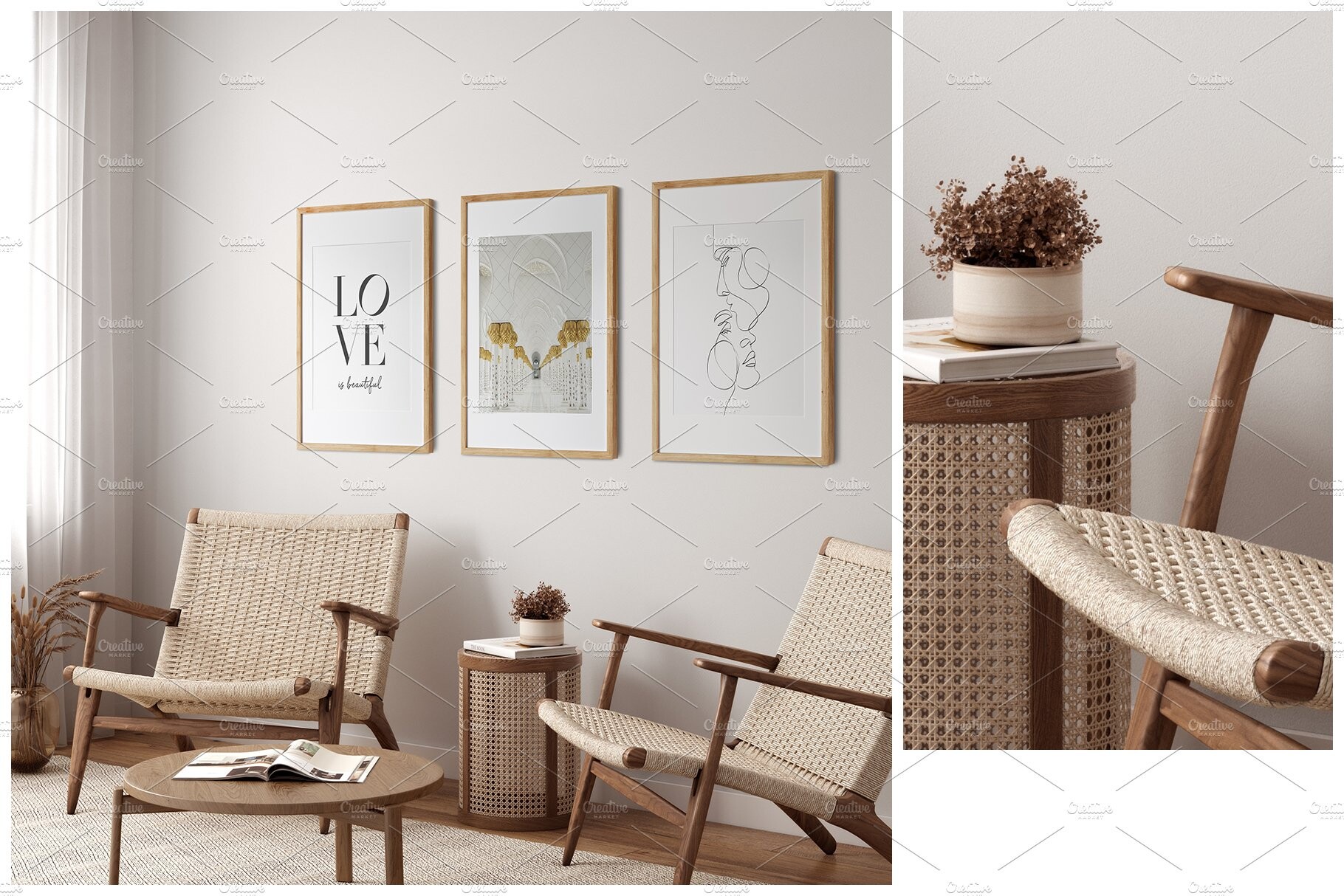 Revo - Frame Wall Mockup Bundle