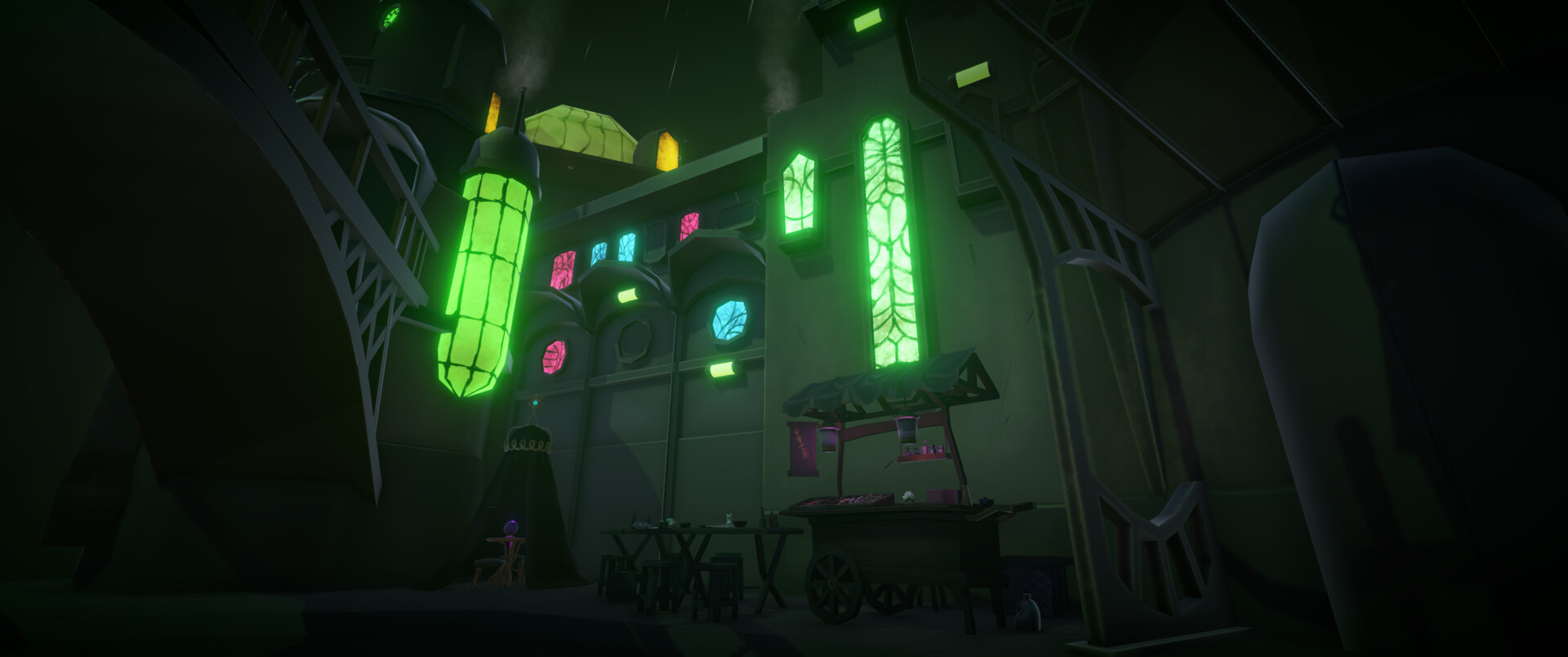 Chuqiao - League of Legend Arcane Sylized Zaun City 3D Interactive ...