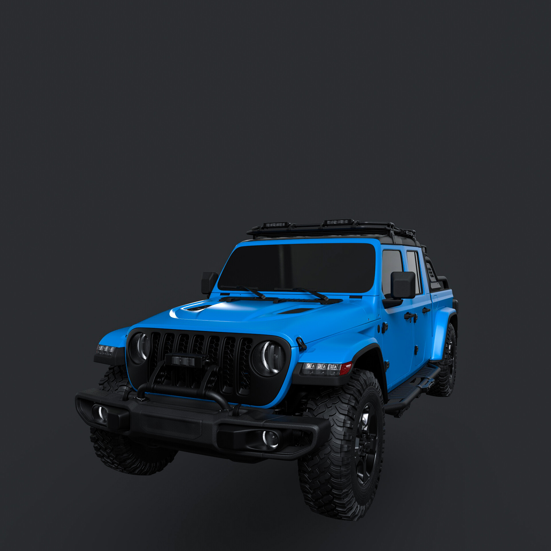 ArtStation - Jeep Gladiator