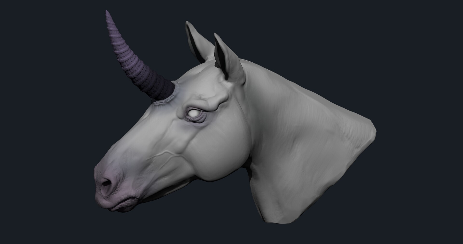ArtStation - Unicorn Head