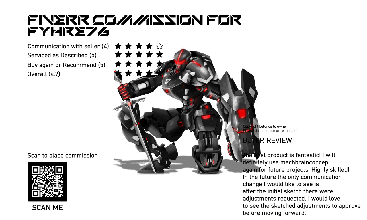 ArtStation - Fiverr commission feedback