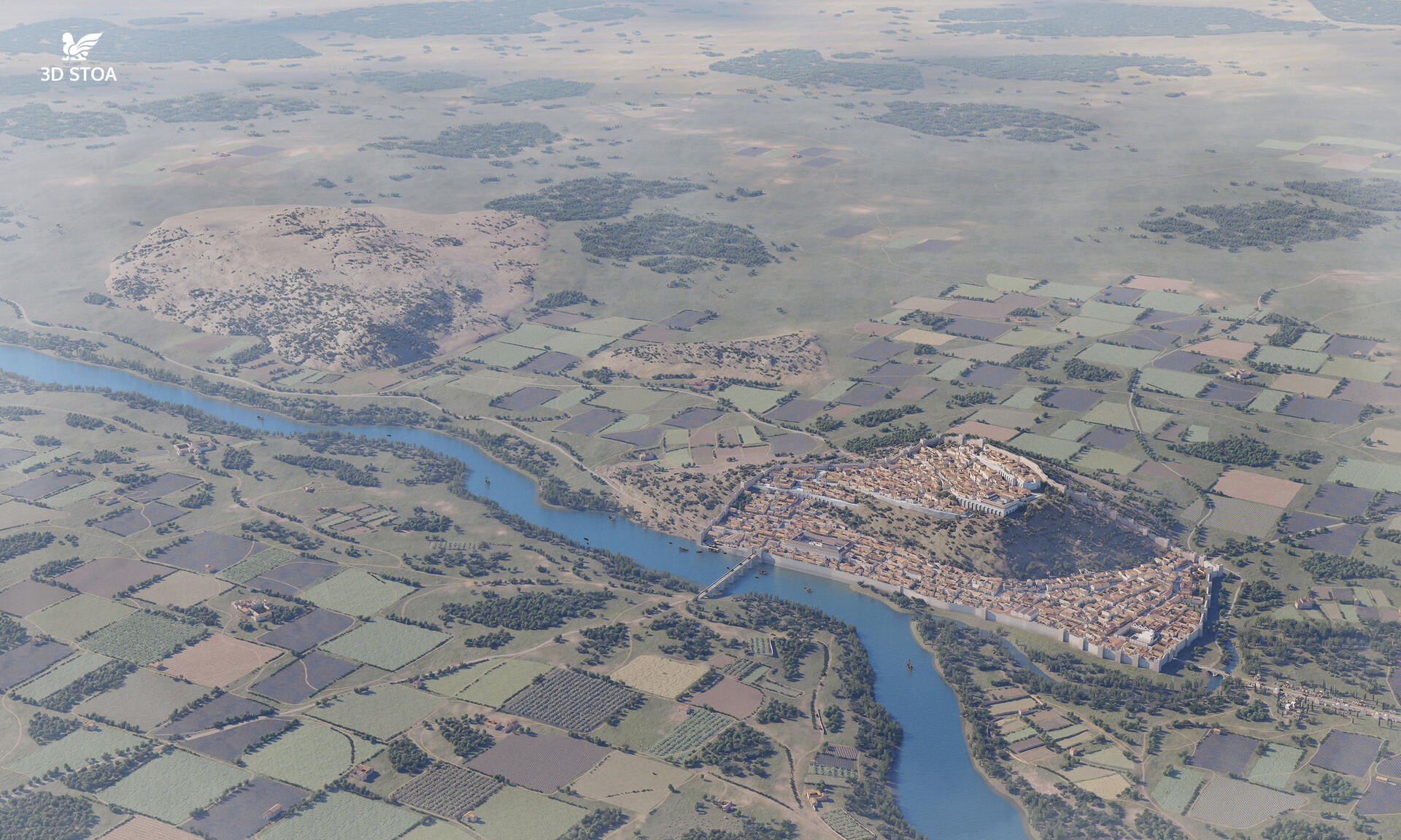 Pablo Aparicio Resco - Recreación virtual en 3D de la ciudad romana de ...