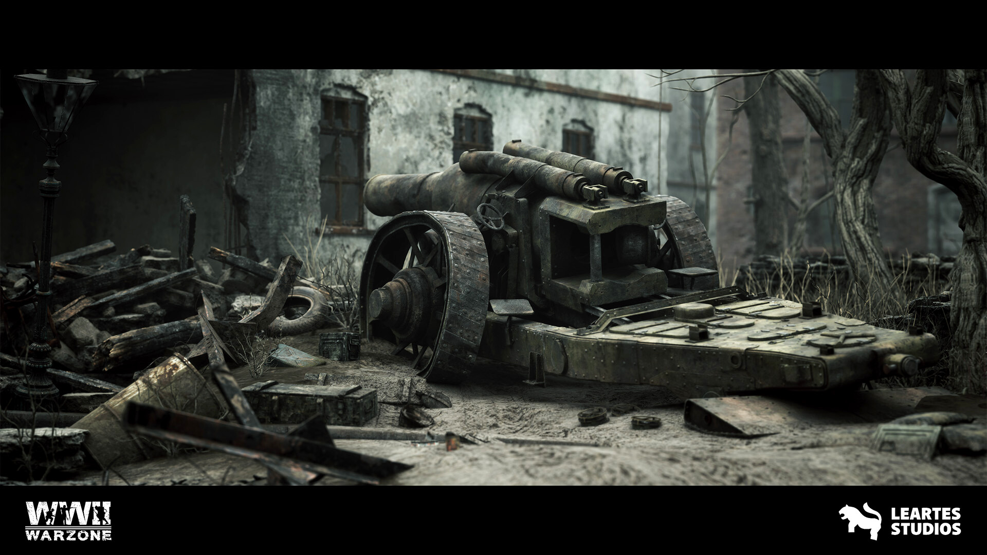 Marco Moschetta - Cannon - WWII Warzone Environment
