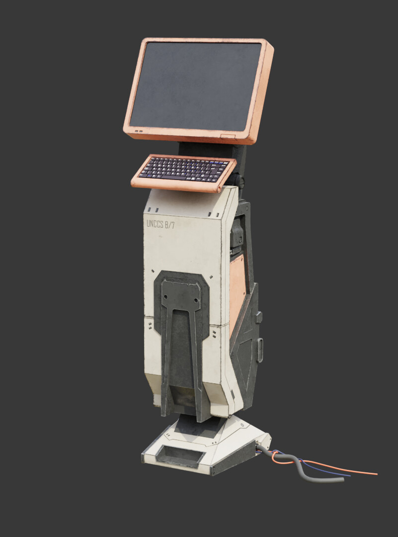 ArtStation - Sci fi Console