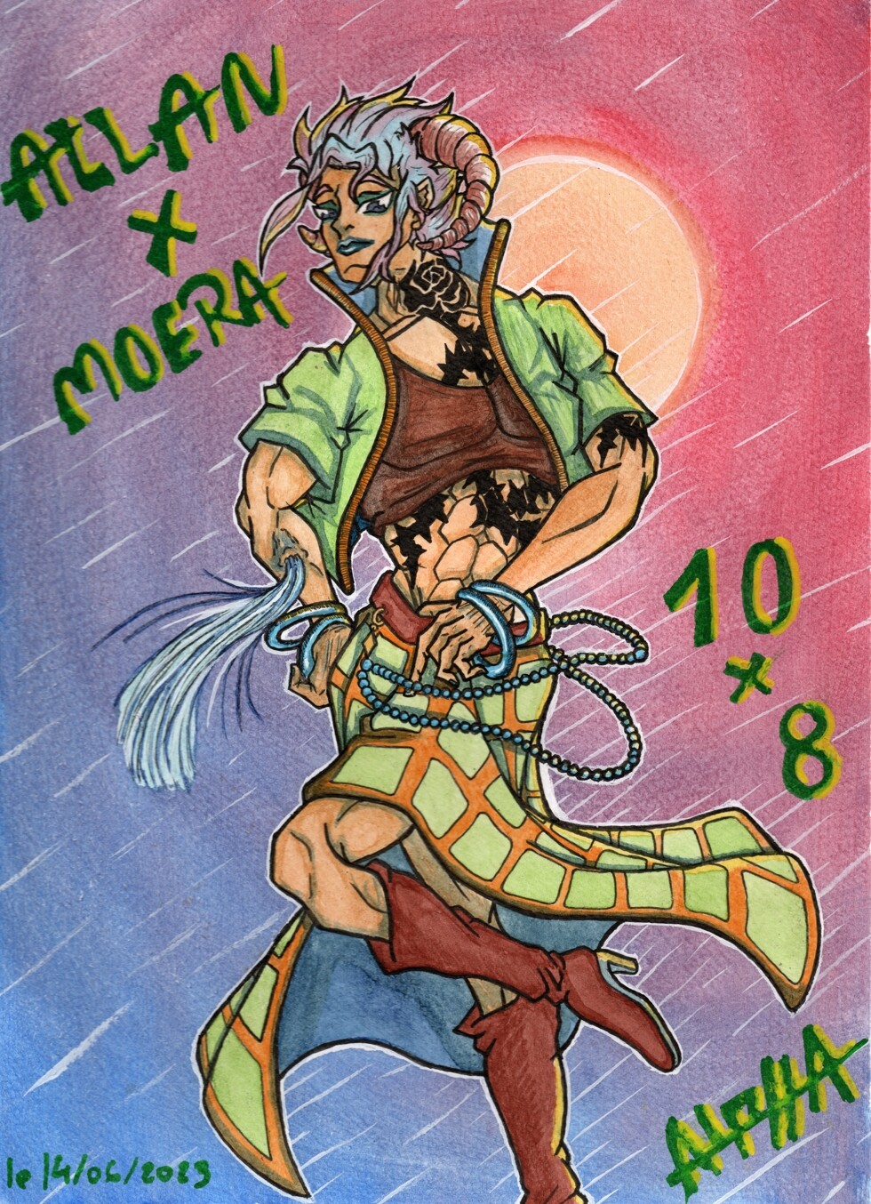 ArtStation - Numbers 10 x 8 : Allan X Moera