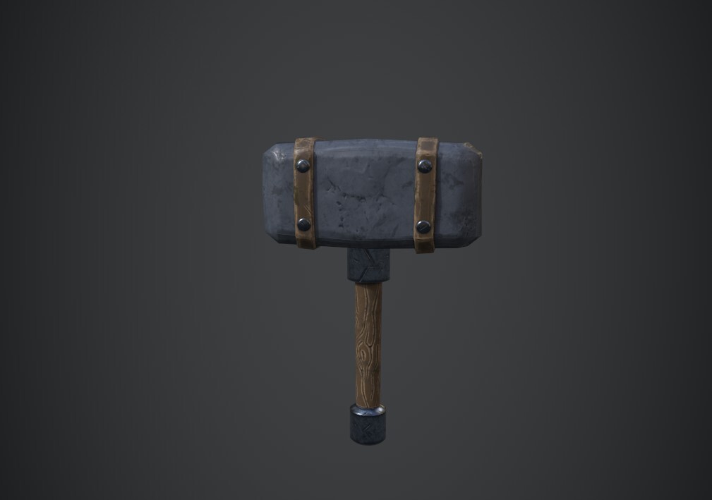 ArtStation - Hammer LowPoly