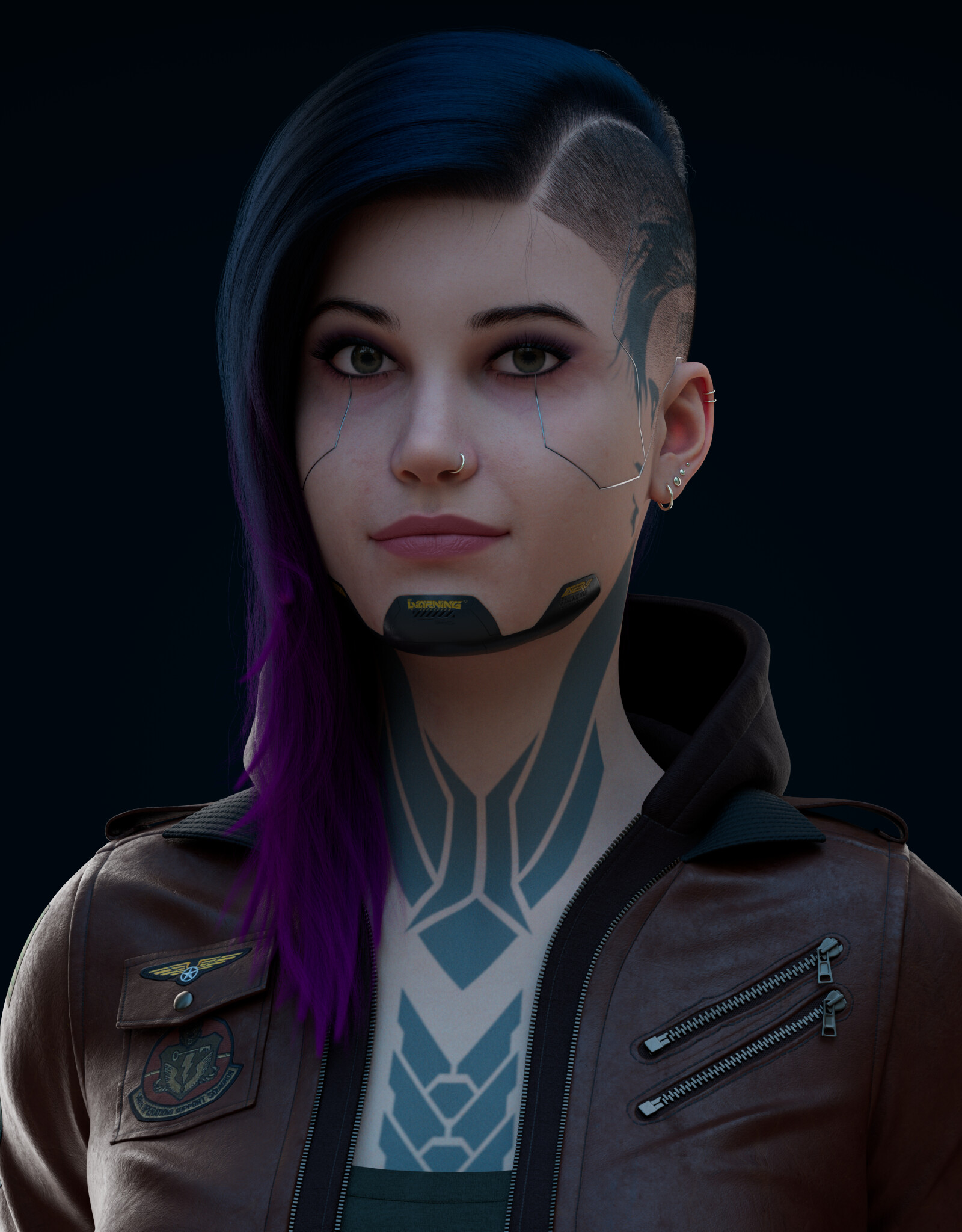 ArtStation - Cyberpunk Girl