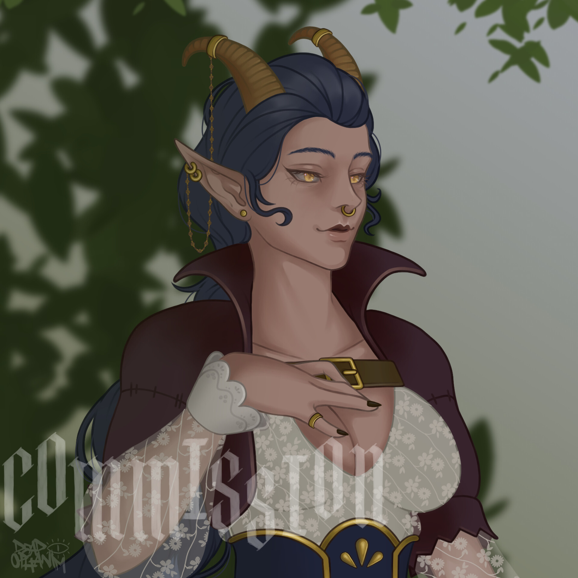 ArtStation - Satyr. D&D commission