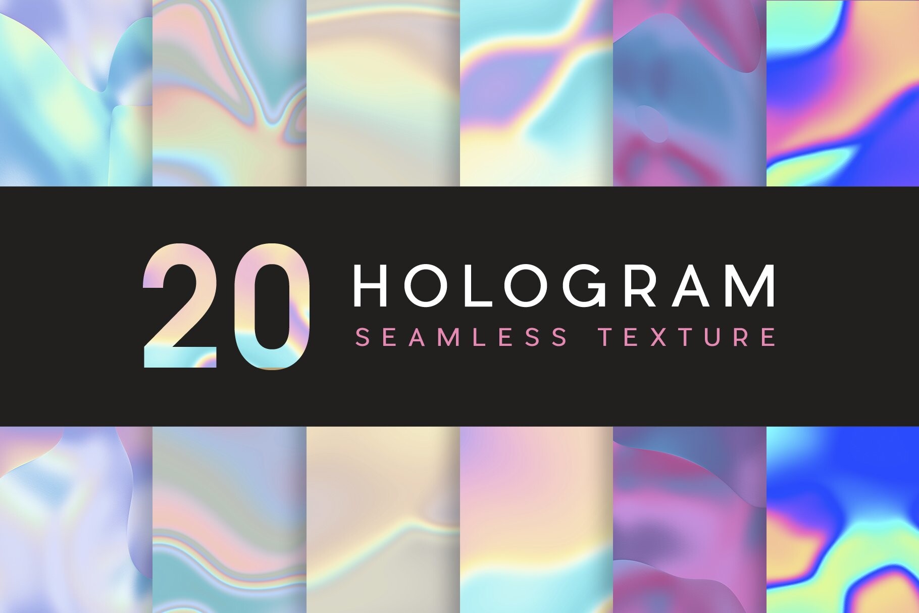 ArtStation - 20 Holographic seamless textures