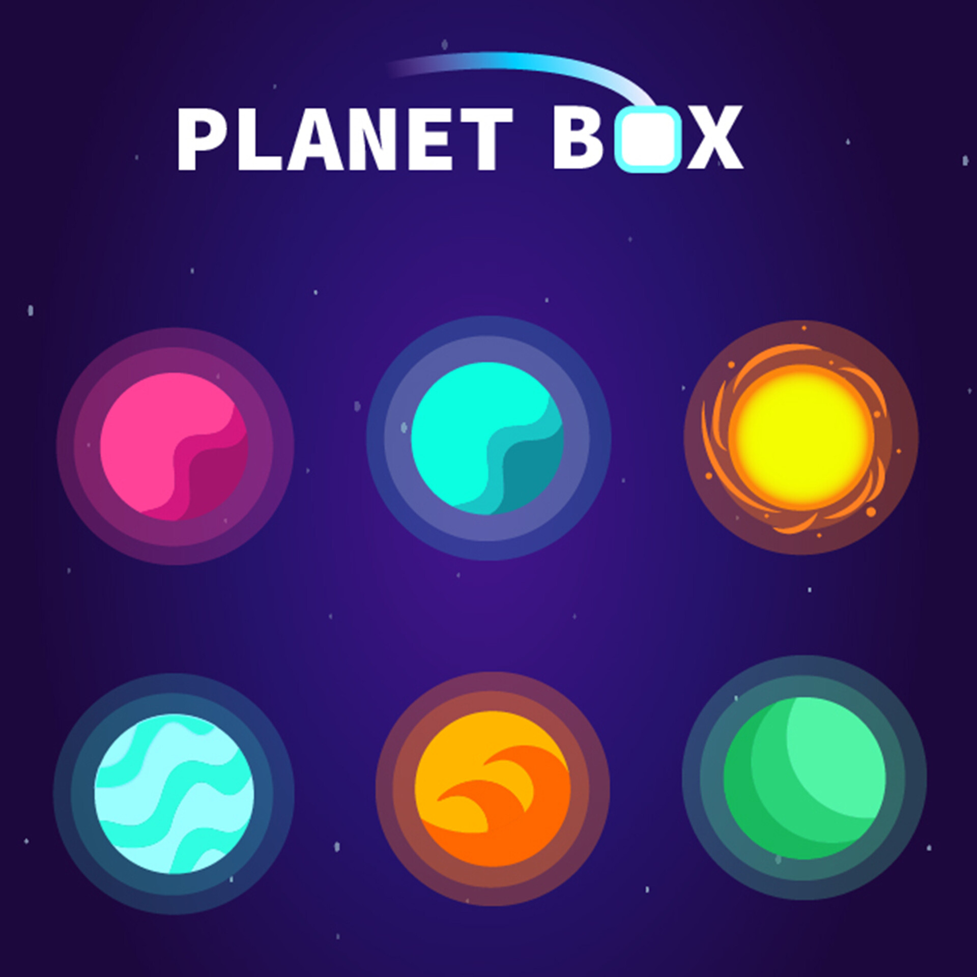 ArtStation - Planets Game Icons