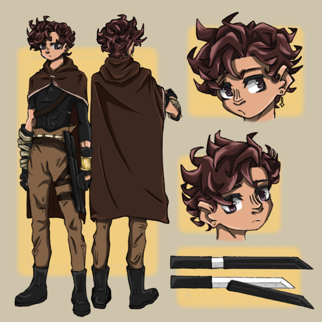 ArtStation - ref sheet exemple