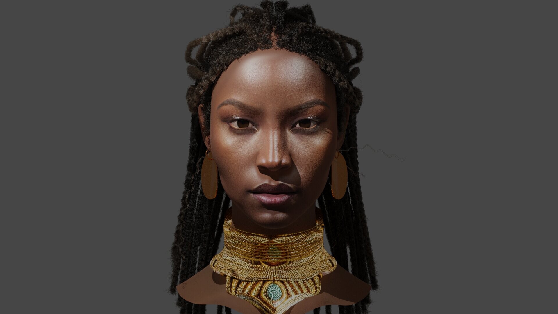 ArtStation - African woman 1 Head sculpt