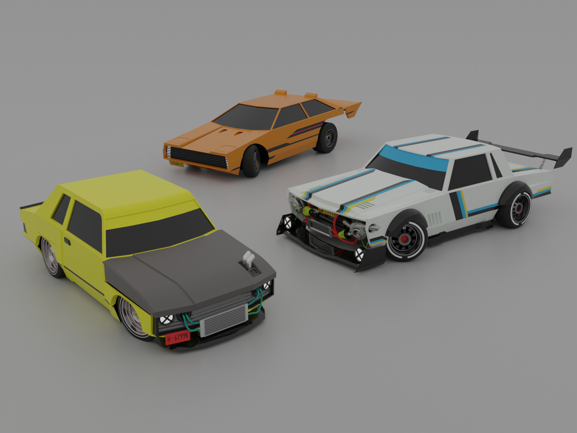 ArtStation - Race cars