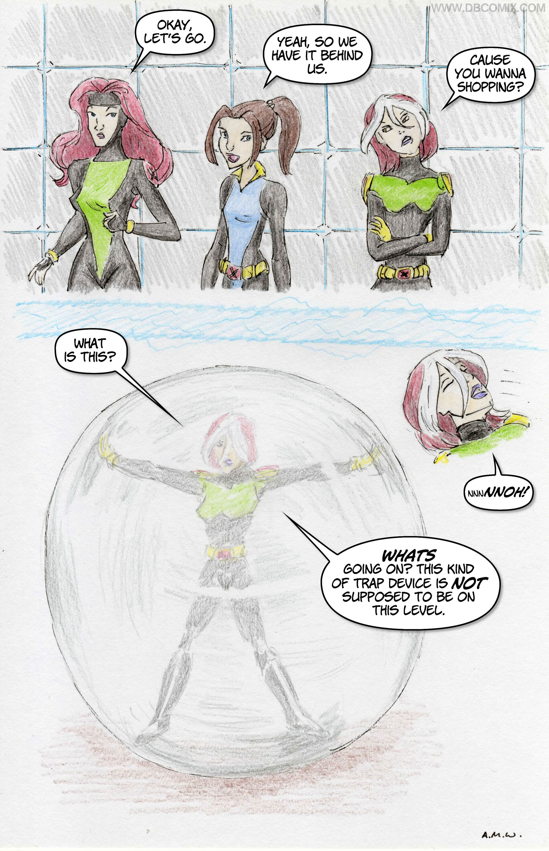 ArtStation - Rogue Caught in the Bubble Trap