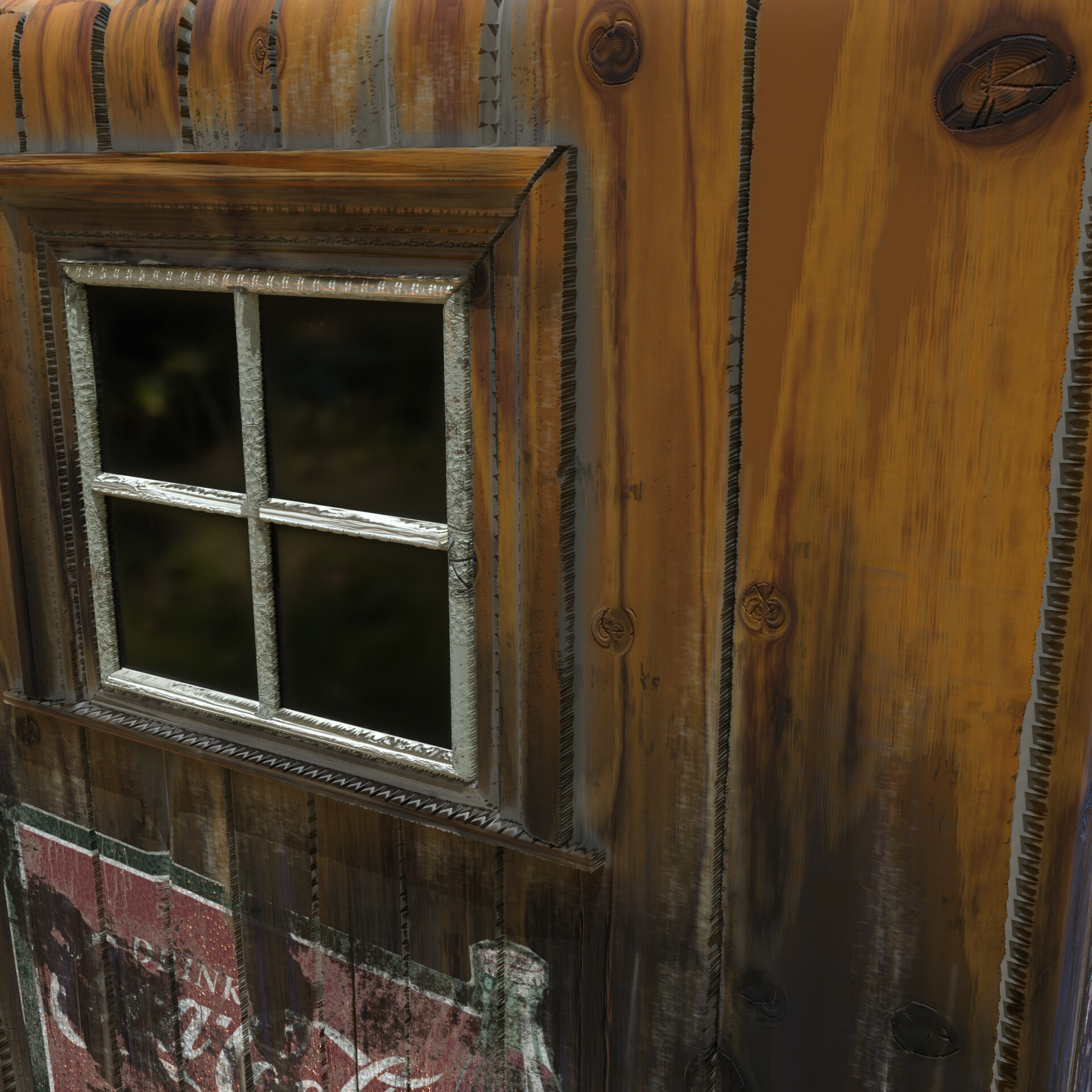 Darran Hurlbut - Substance Designer Wood Wall