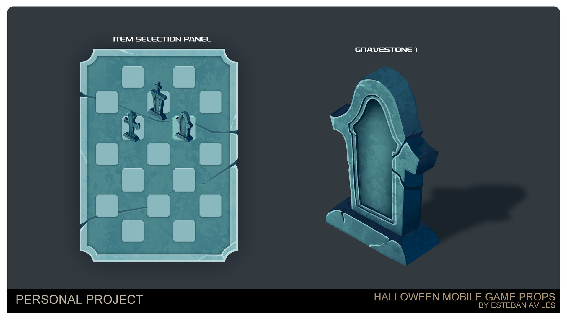 ArtStation - Halloween season Game props design