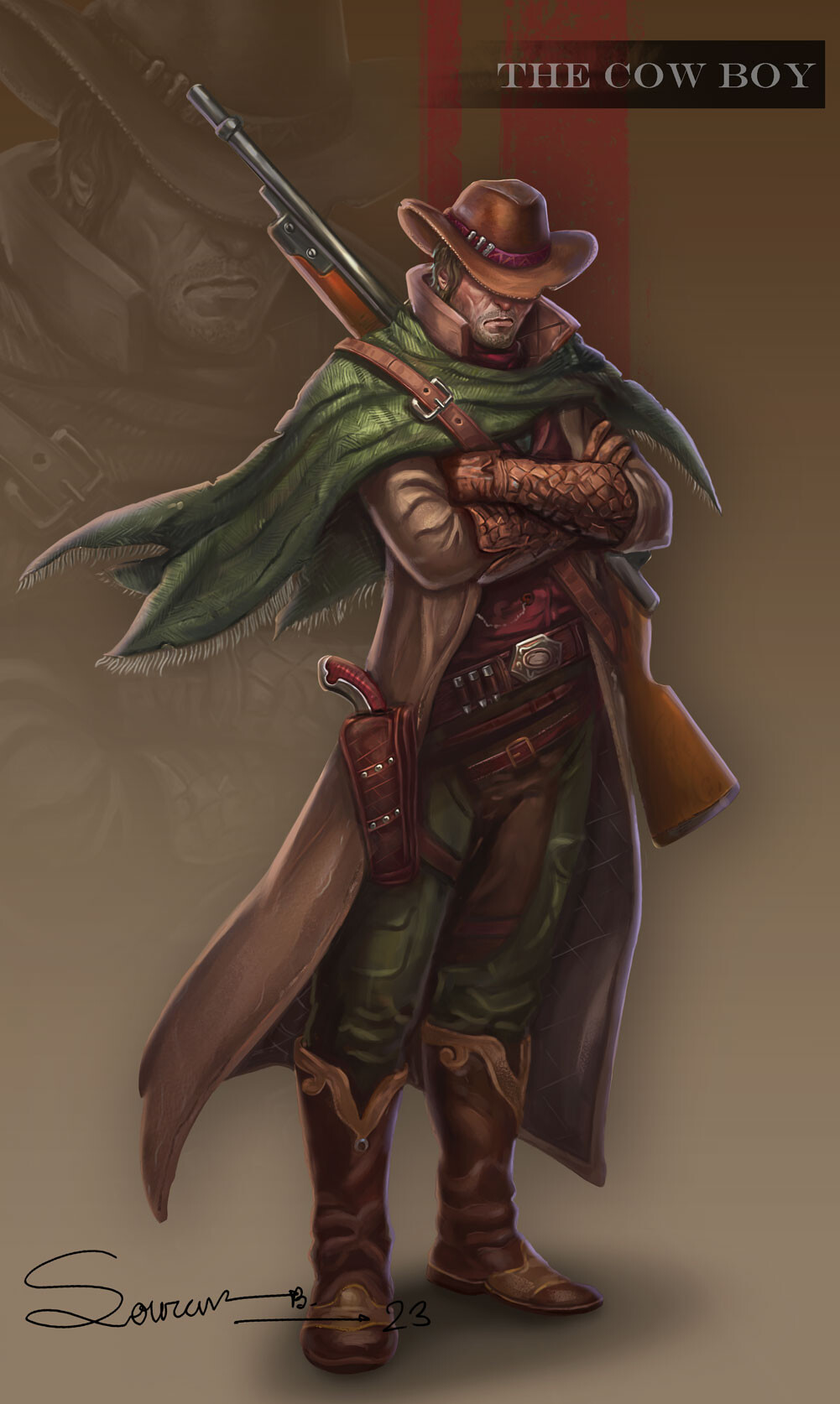 ArtStation - The Cow boy