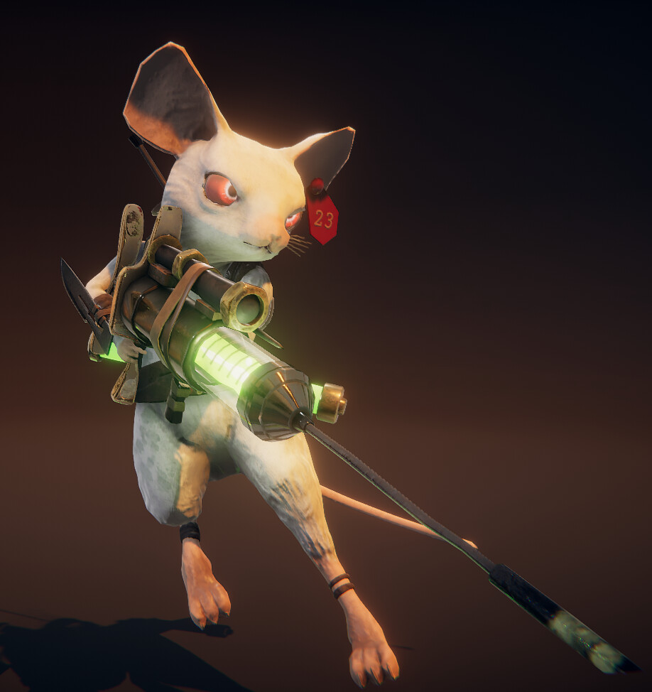ArtStation - "23" the rat - 3D Model