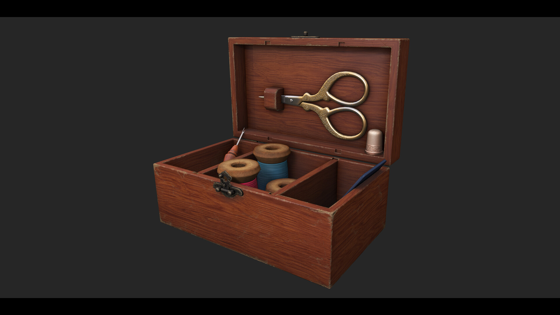 ArtStation - Sewing kit box