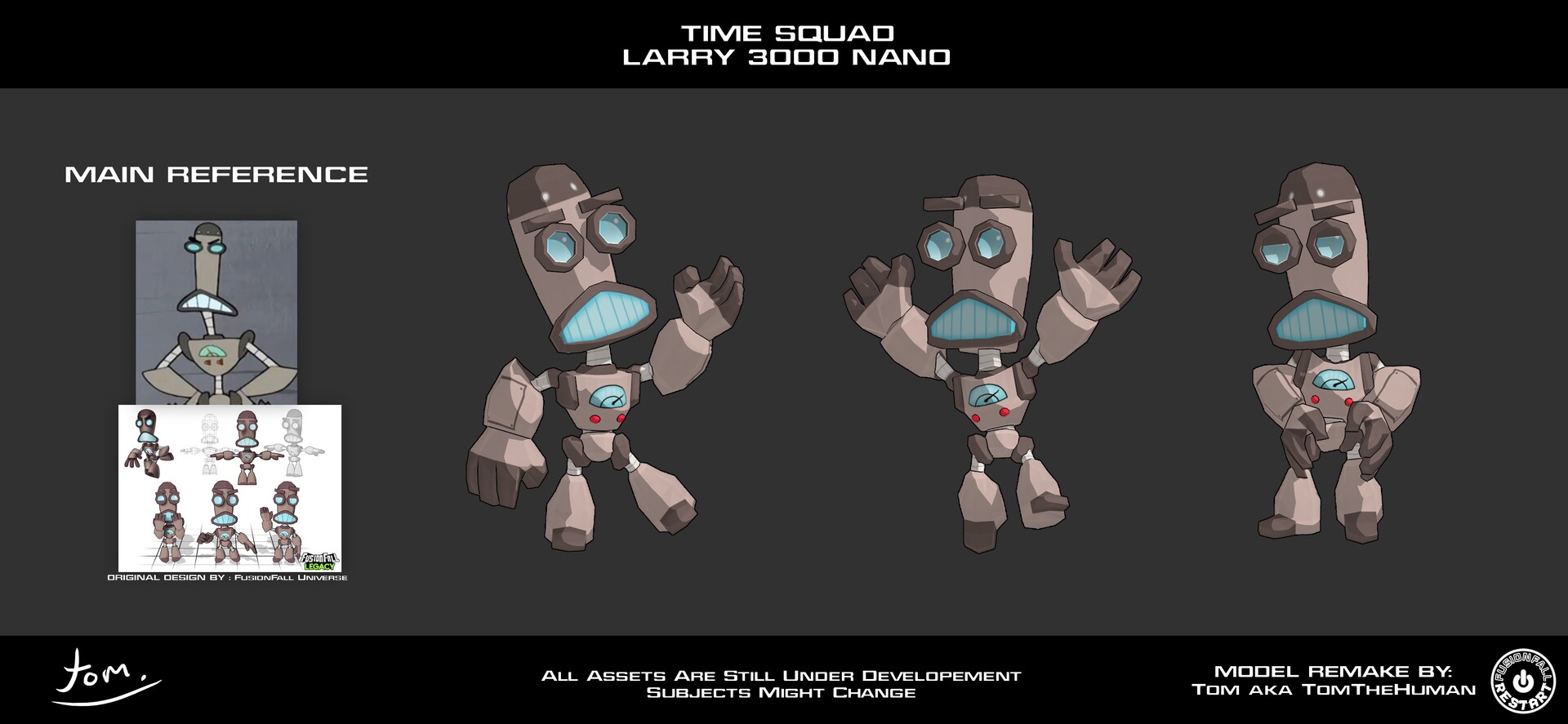 ArtStation - Larry 3000 Nano Recreation - FF Restart Model