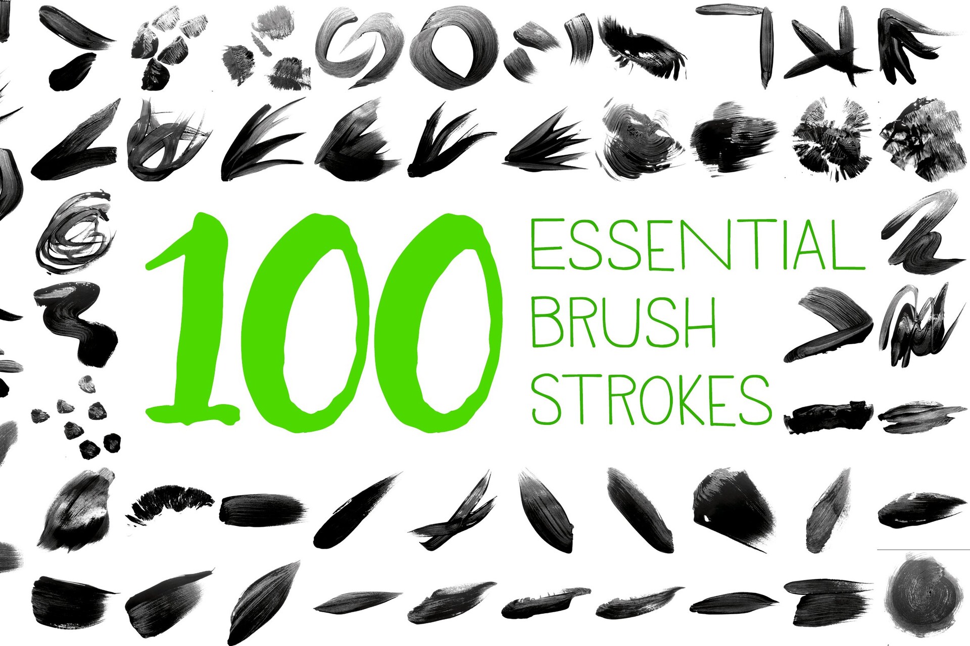 ArtStation - 100 Essential Brush Strokes