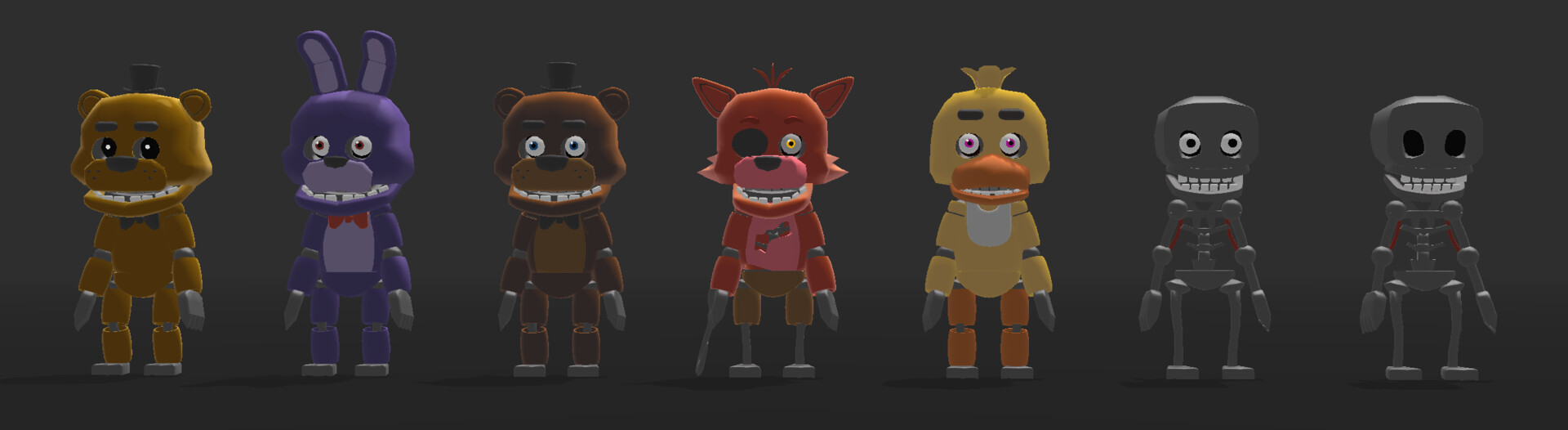ArtStation - FNAF Characters for HypeHype
