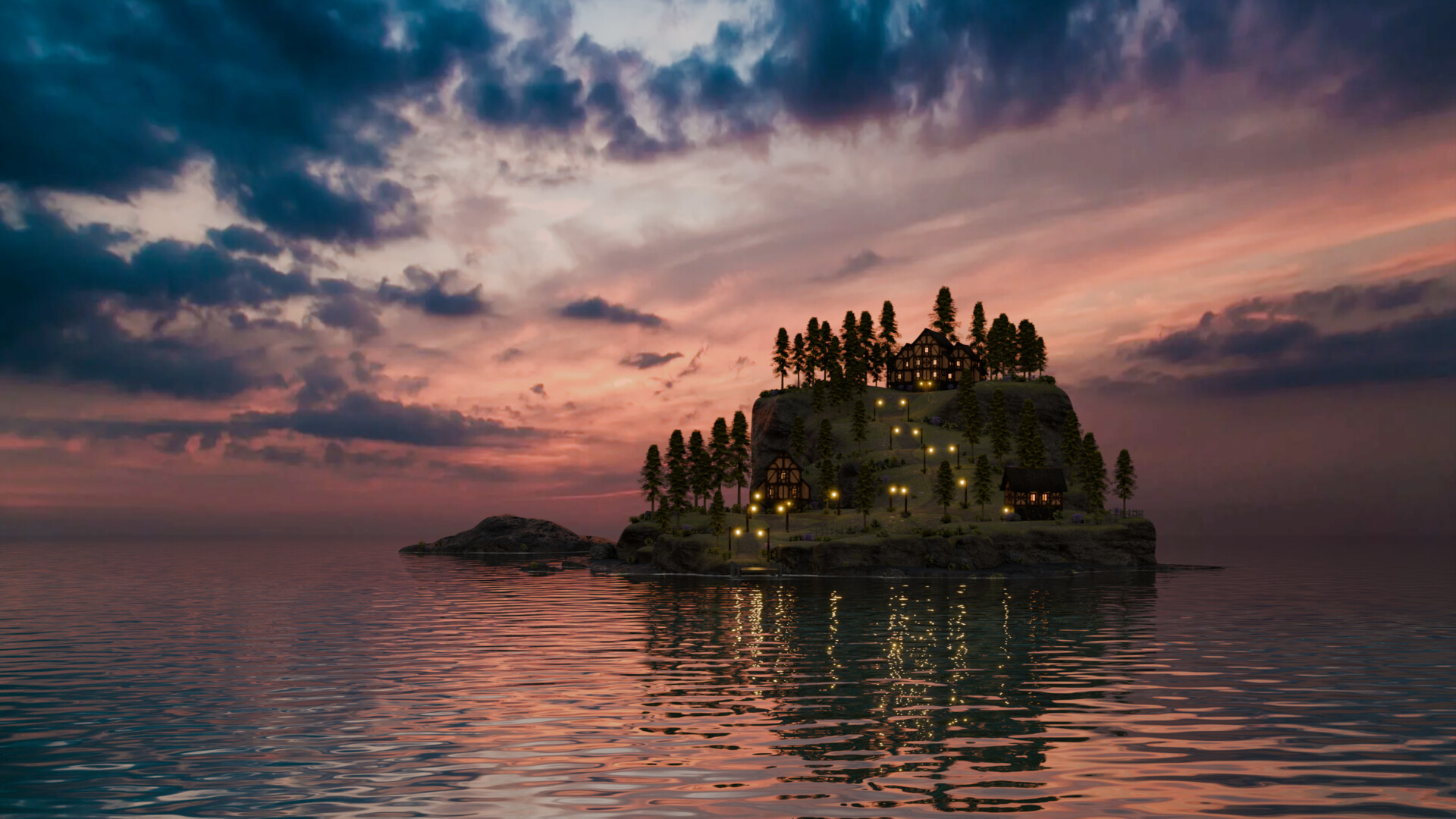 ArtStation - Sunset Island