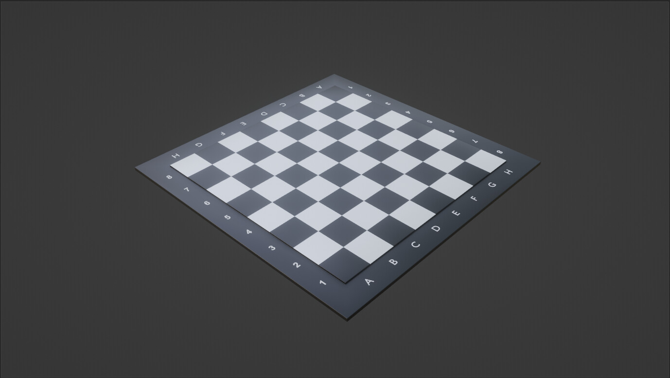 ArtStation - Professional Chessboard - Grand Champion Leatherback Edition