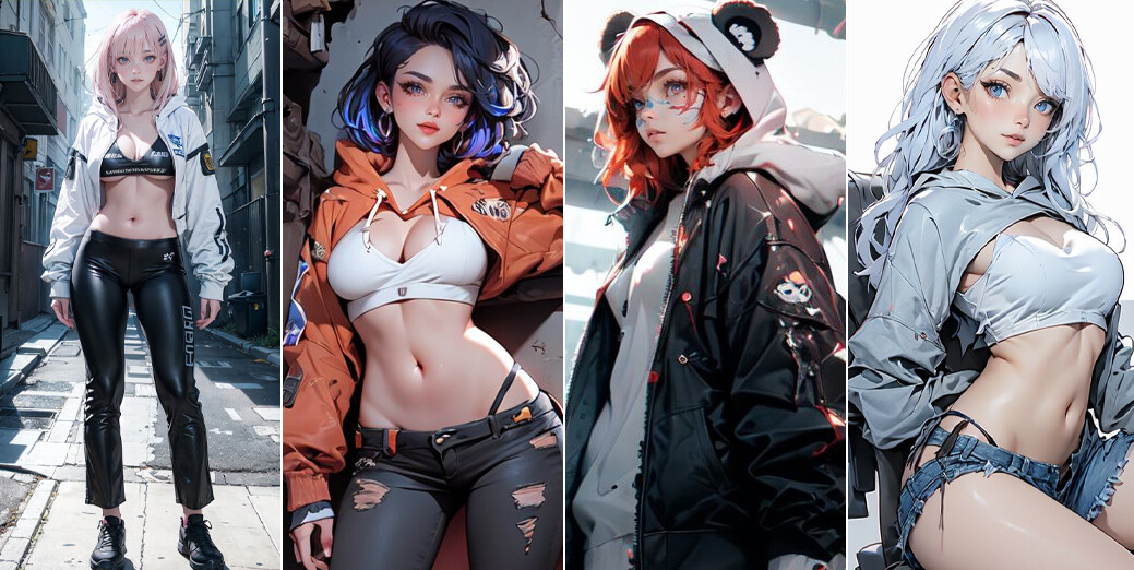 ArtStation - 220 | 4K Beauties in Hoodies V2 resources now in shop!