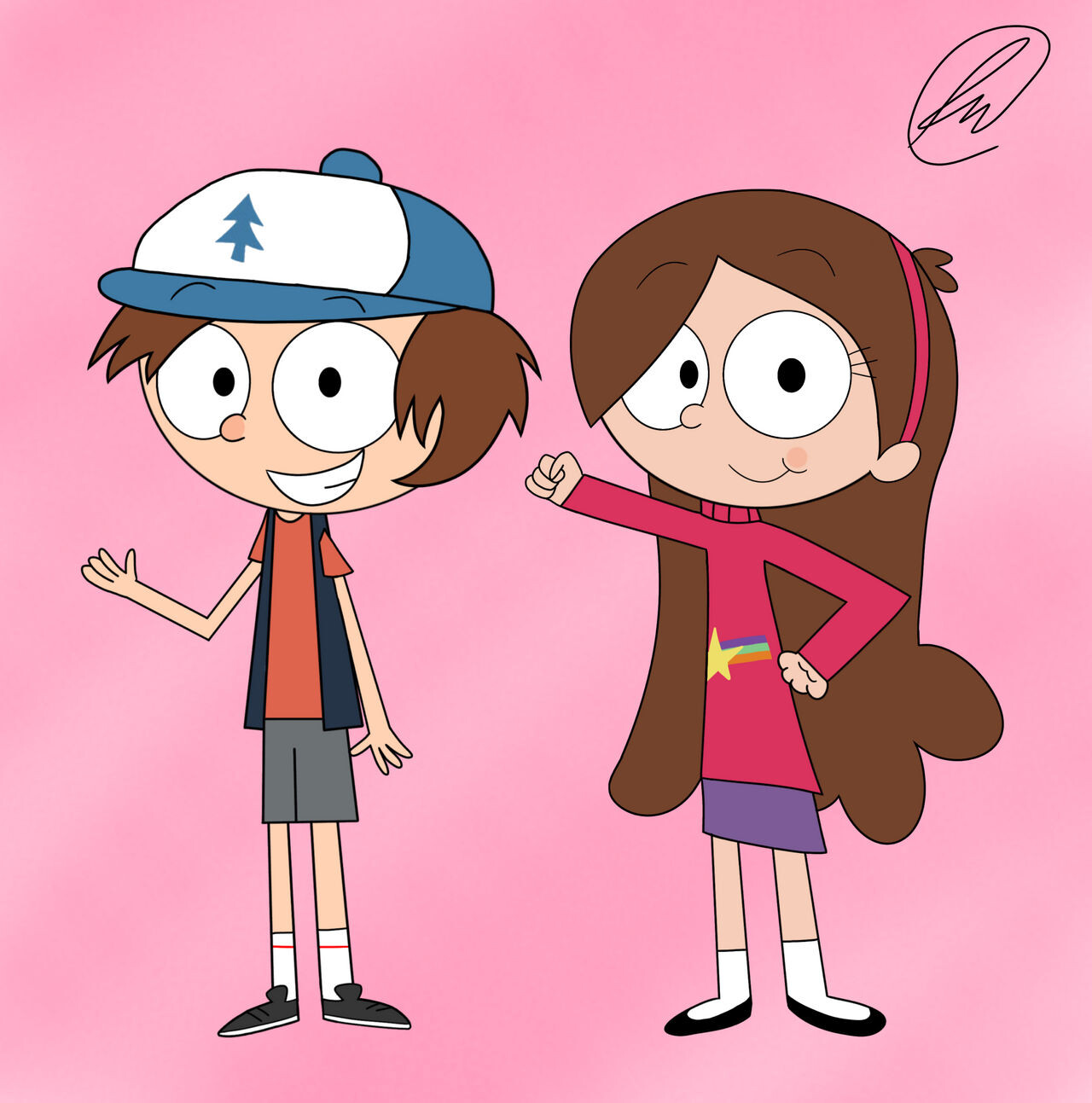 ArtStation - Dipper and Mabel Pines