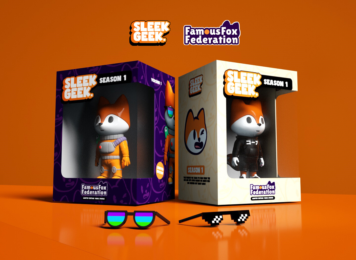 Rémy LENNE Zetto - Famous Fox Federation chibi - SLEEK GEEK - SEASON 1