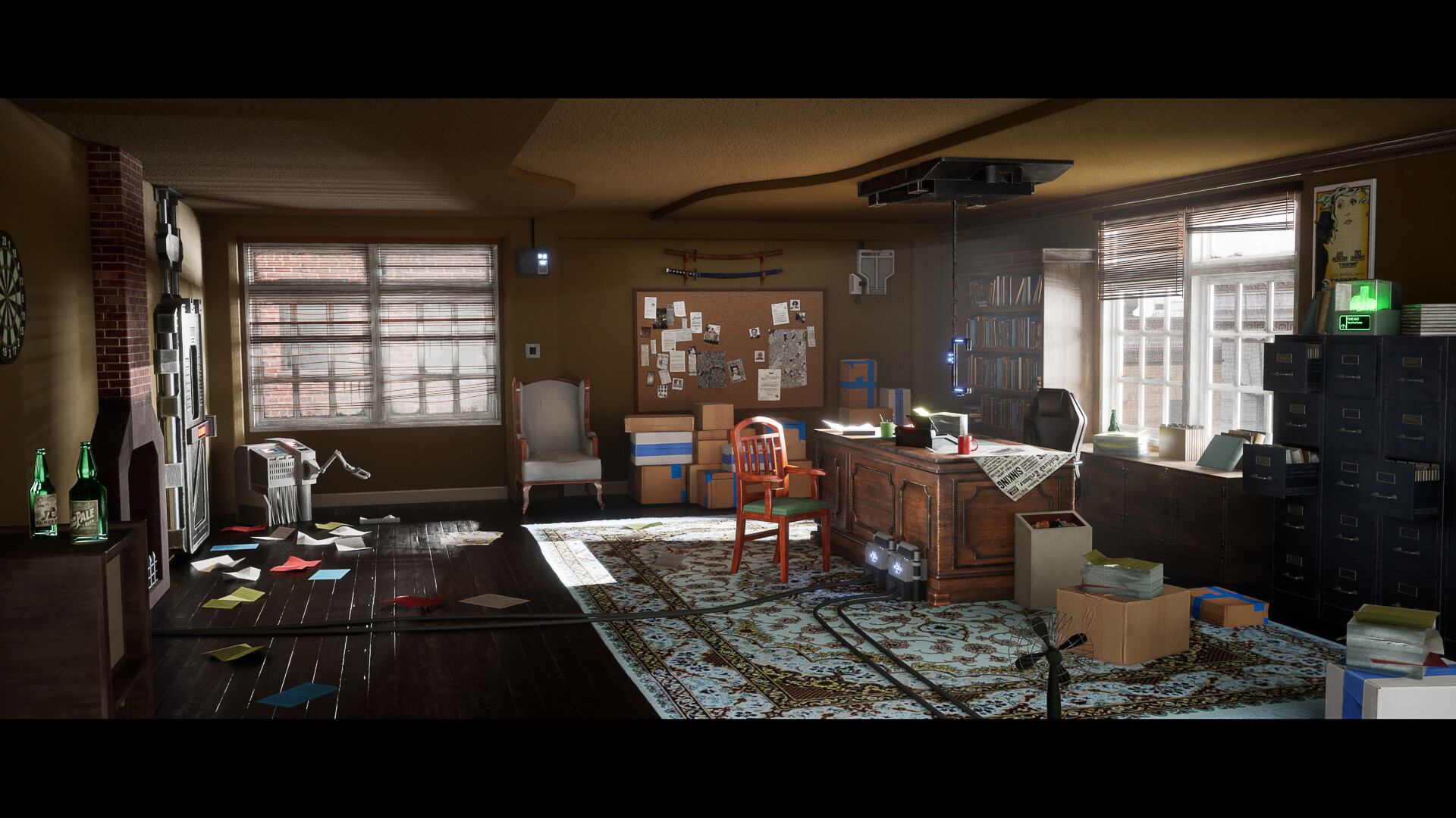 ArtStation - Detective room