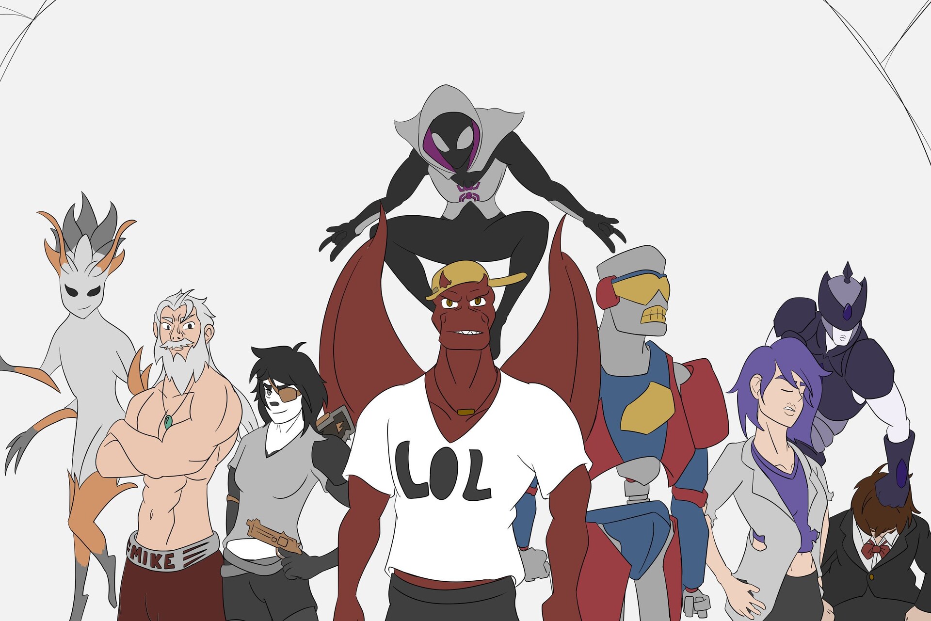 ArtStation - SpaceJam DnD campaign character designs