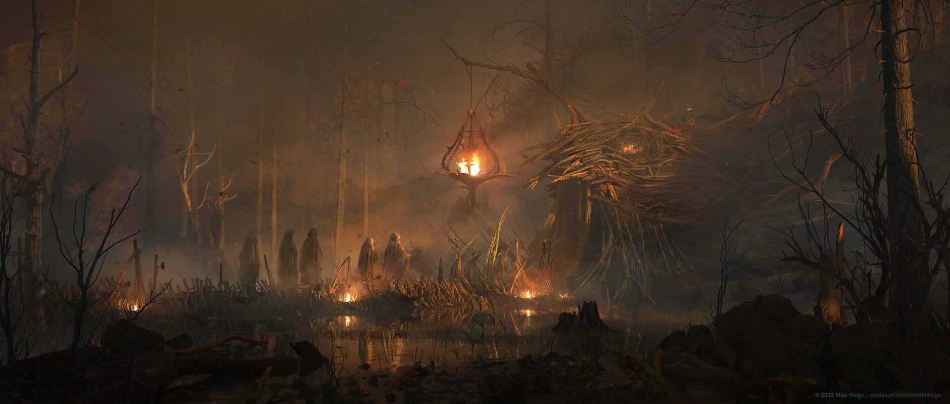 ArtStation - Fish Shrine