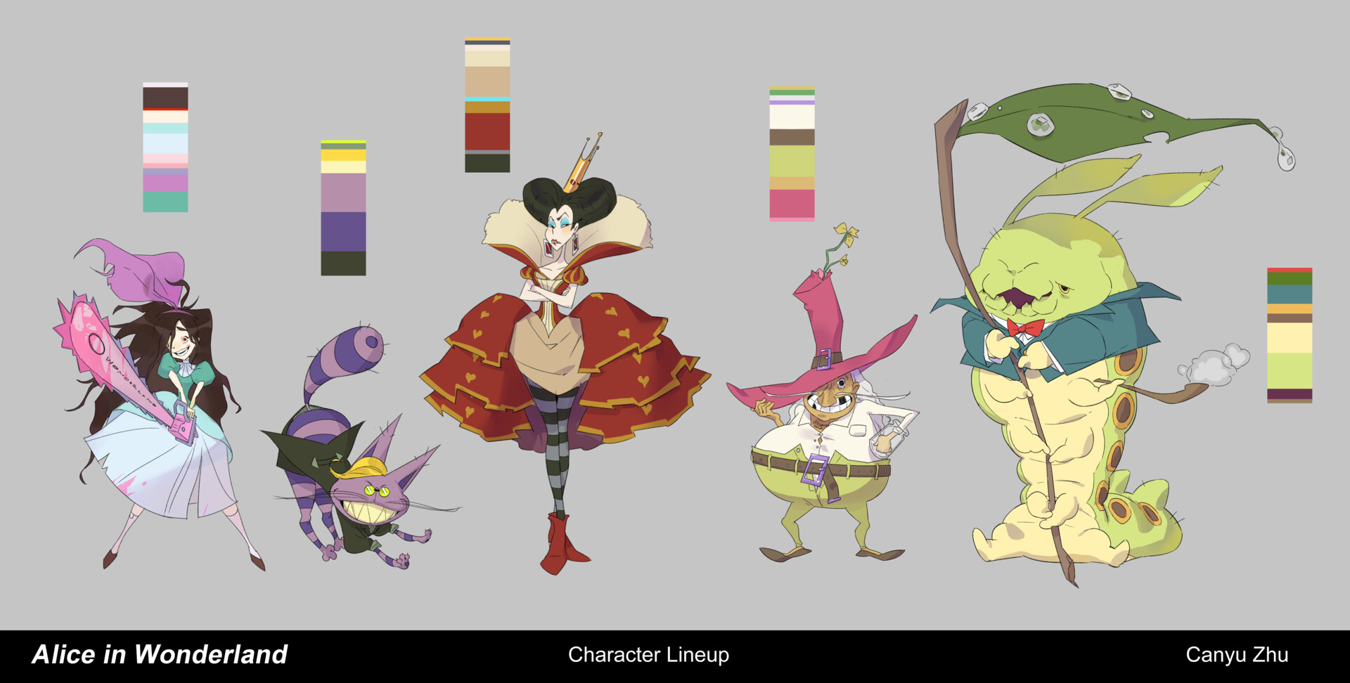 ArtStation - Alice in Wonderland-character design