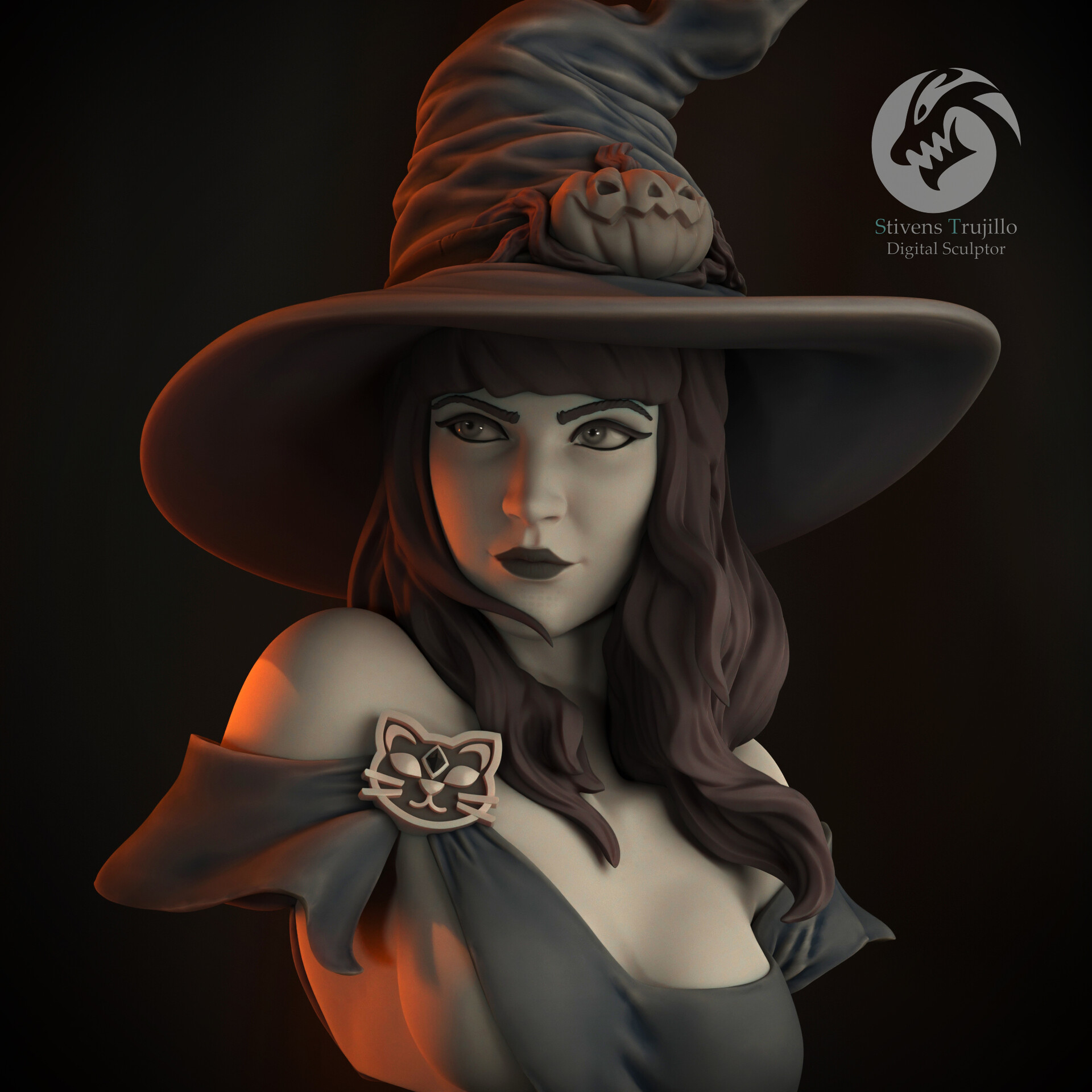 ArtStation - Halloween witch