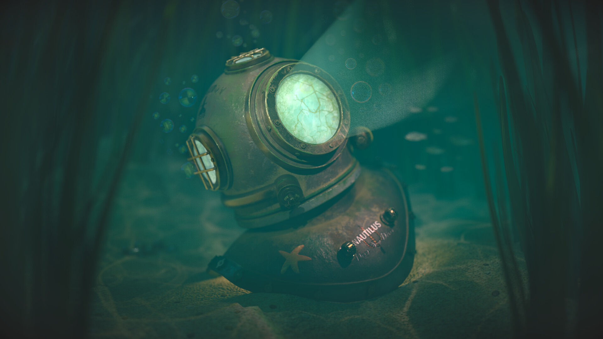 ArtStation - Forgotten Deep Sea Diver